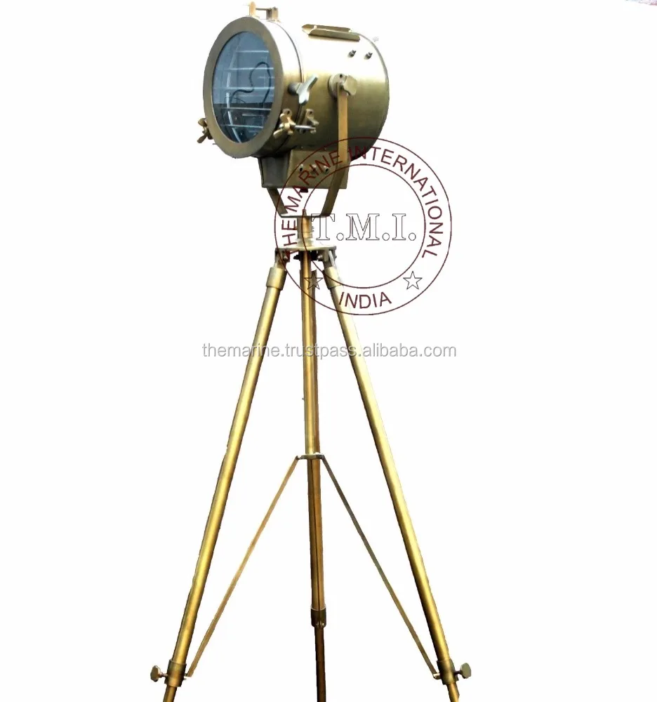 Authentic Look Search Light With Metal Stand Collectible Nautical ...