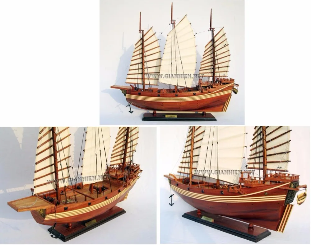 Wooden Chinese Junk Model Tall Ship/ Wooden Tall Ship/ Ship Model - Buy ...