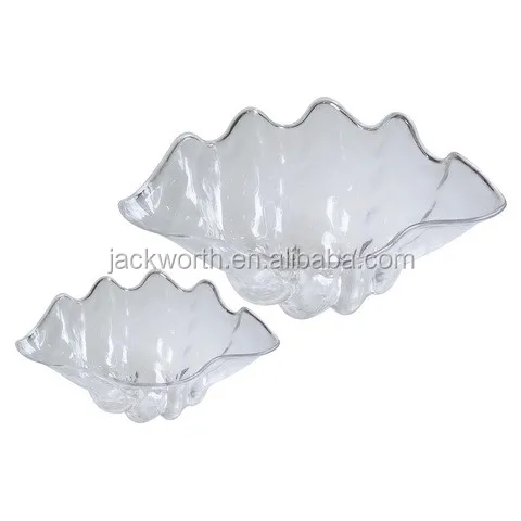 Plastic Large Clam Shell Serving Bowl - Sustainable & Versatile