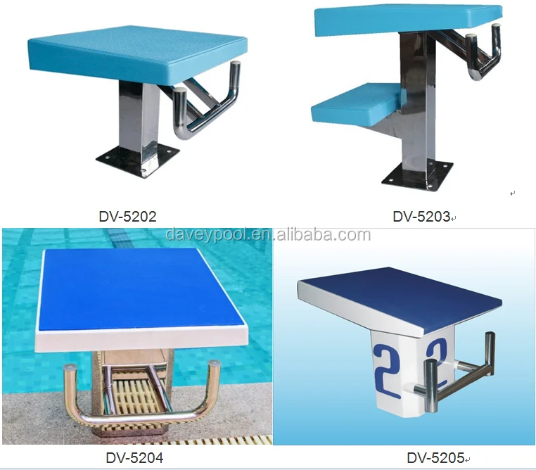 Swimming Pool Stainless Steel Starting Block Used For Match - Buy ...