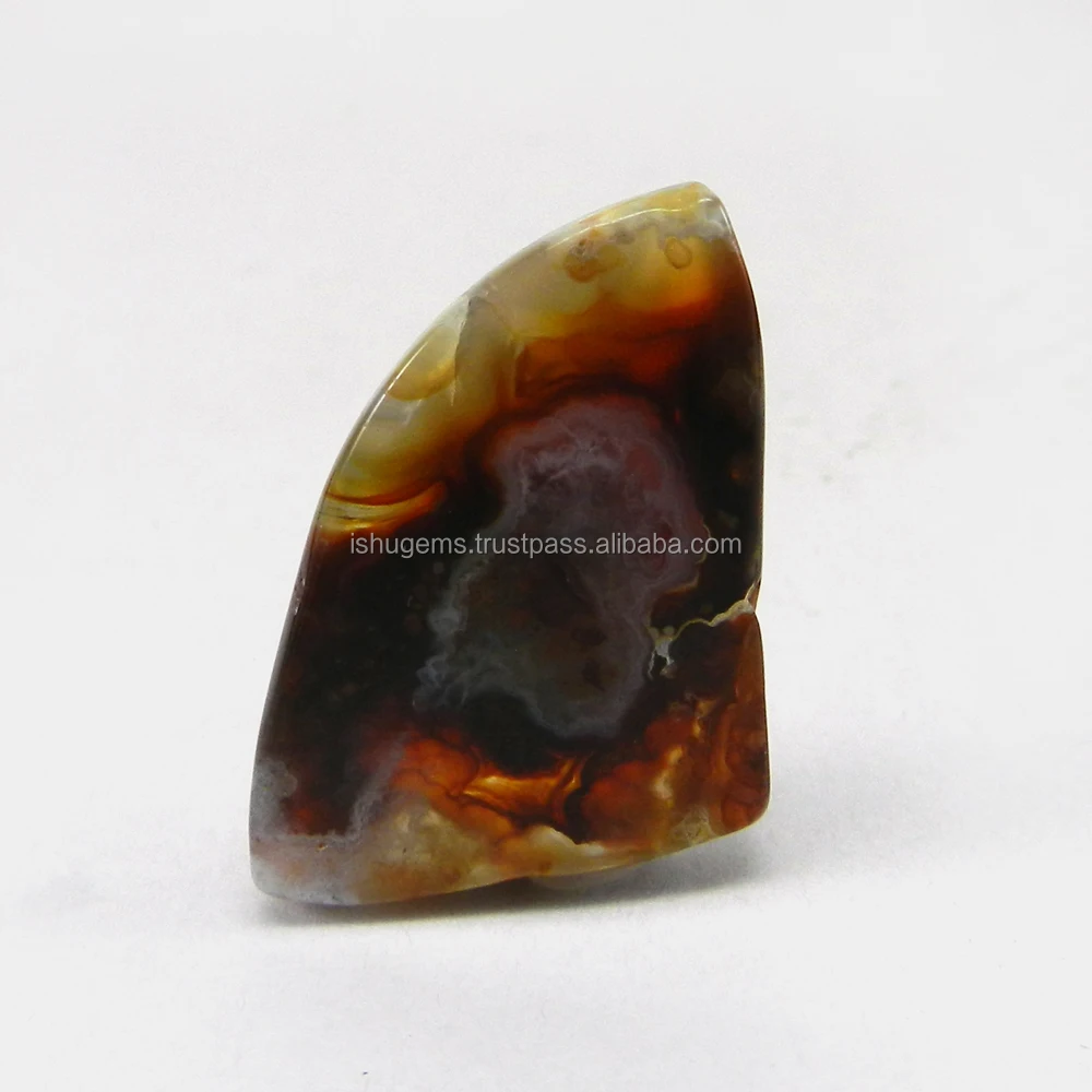 Natural Mexican Fire Opal 22x35mm Fancy Uneven 37.5 Cts Gemstone Ig3333 ...