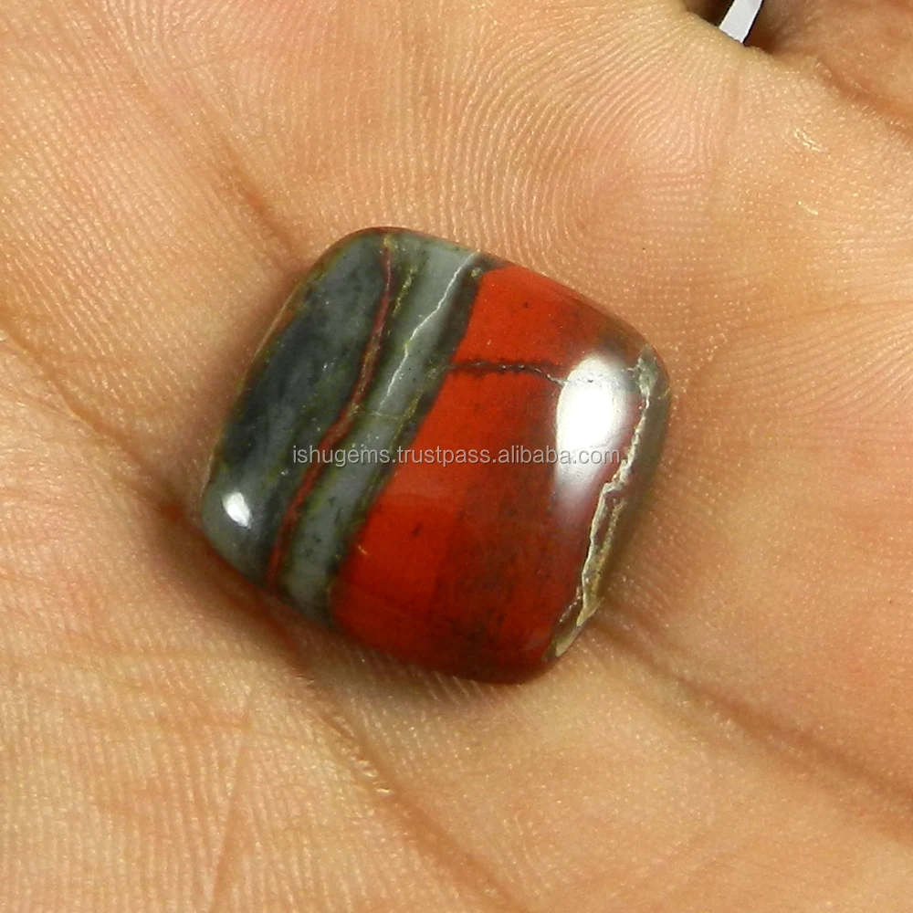 High Quality Mexican Snack Jasper 18mm Cushion Square Cab 3.30 Gms ...