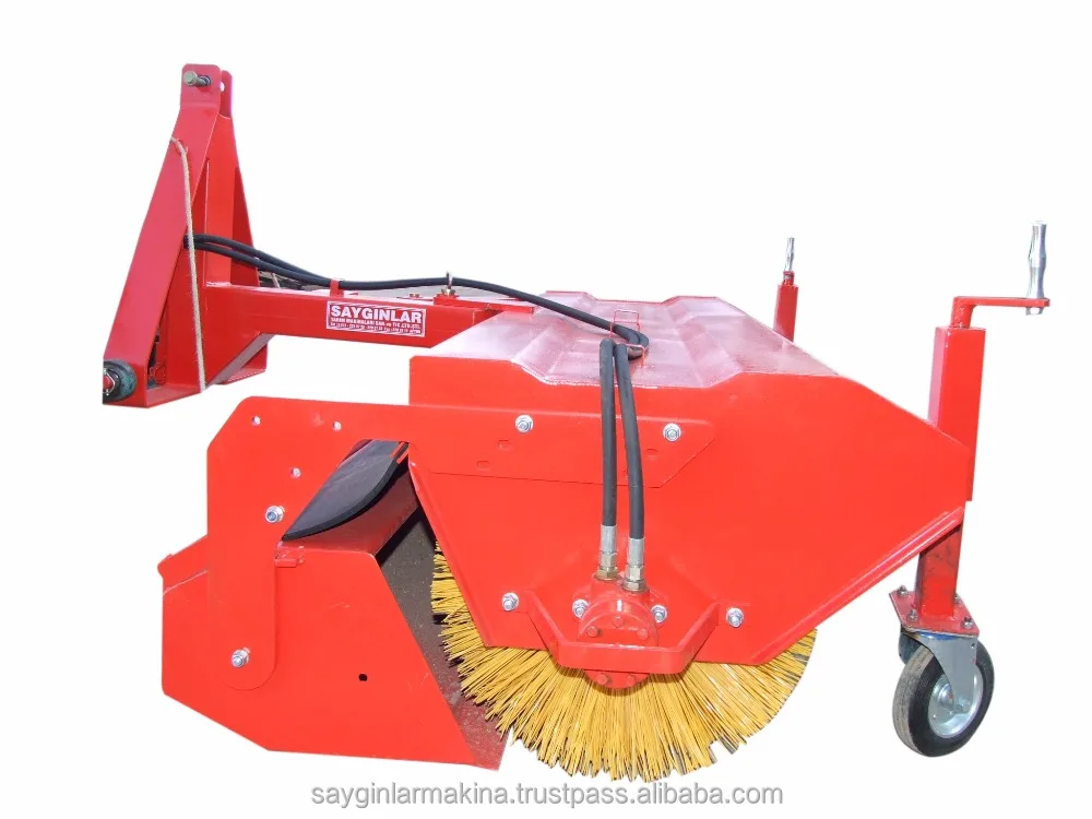 Tractor Mounted Road Sweeper with Bucket from Turkey