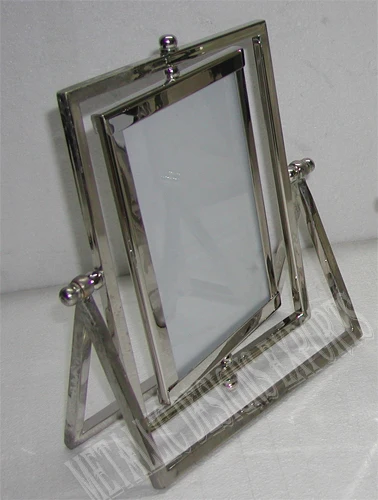 Stainless Steel Photo Frame With Table Stand Luxury Look For Home ...