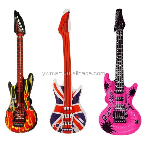 Custom Musical Instrument Pvc Inflatable Guitar Toys For Kids - Buy ...