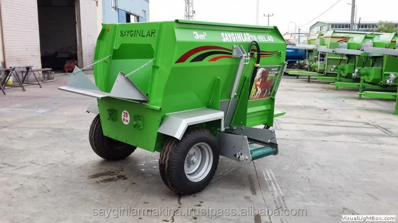 Cattle Feed Mixer TMR Wagon 3m3 - Efficient & Durable