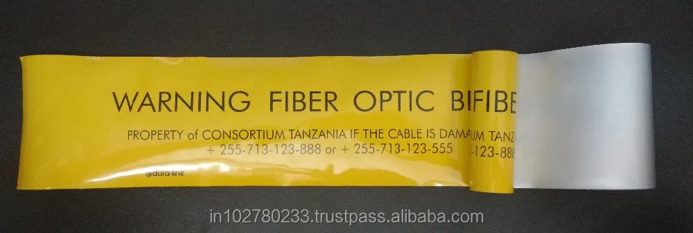 Aluminium Foil Detectable Warning Tape - Customized Safety
