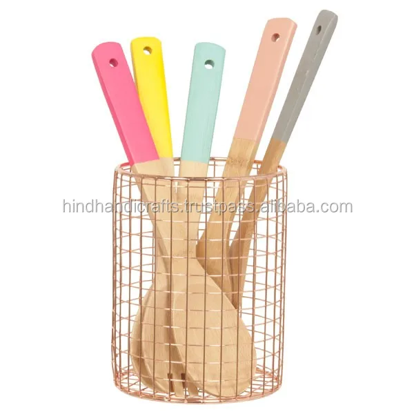 Kitchen Utensils Wire Mesh Basket,Cutlery Wire Stand,Wire Utensils ...