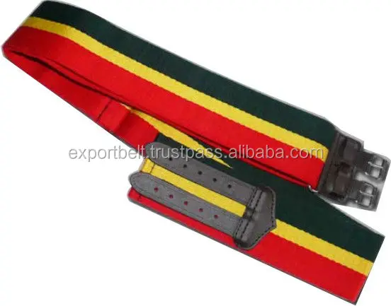 Polyester Coloured Leather Strap Stable Belt Web Belts for Parade ...