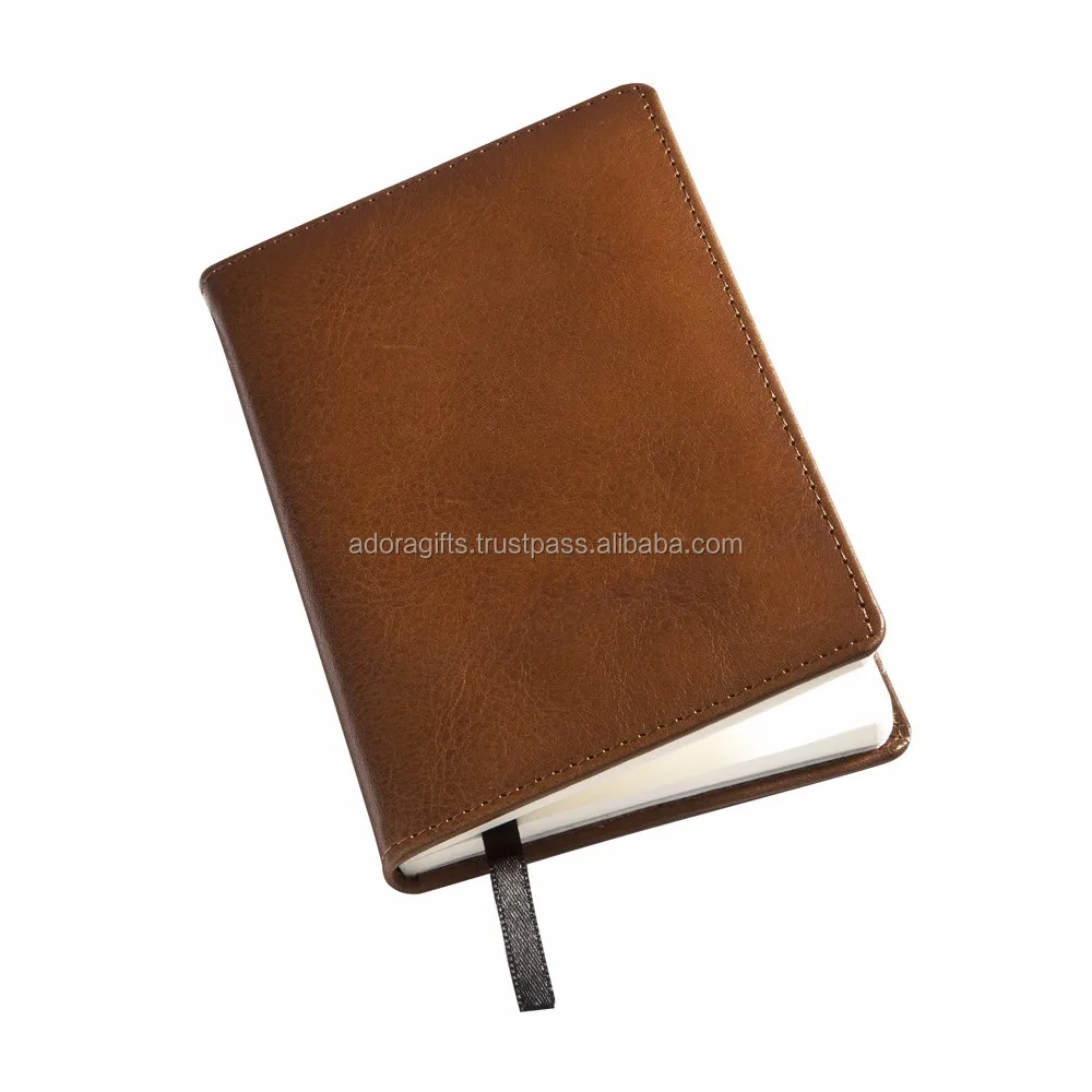 Promotional Stationery Diary School Workbook Genuine Leather Notebook ...