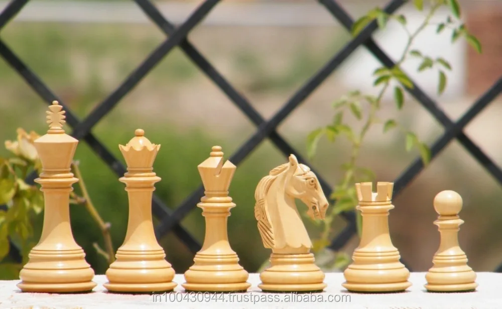 Heavy Duty Colombian Staunton Chess Set Board Games Chess Set Table ...