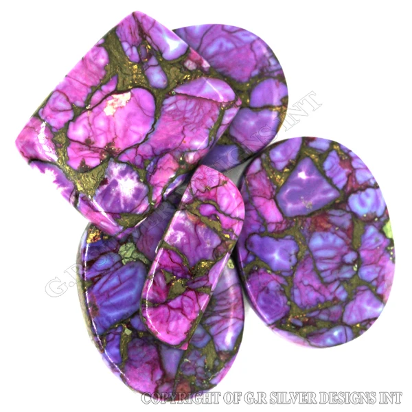 Wholesale Mohave Purple Copper Turquoise Loose Gemstone Cabochon ...