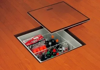 Japanese under floor storage to store preserved foods and living ware ...