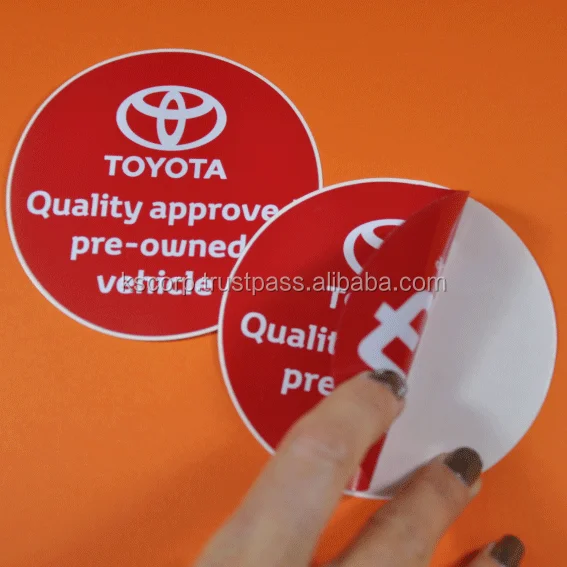 Custom Double Side Uv Laminated Die Cut High Quality Premium Vinyl ...