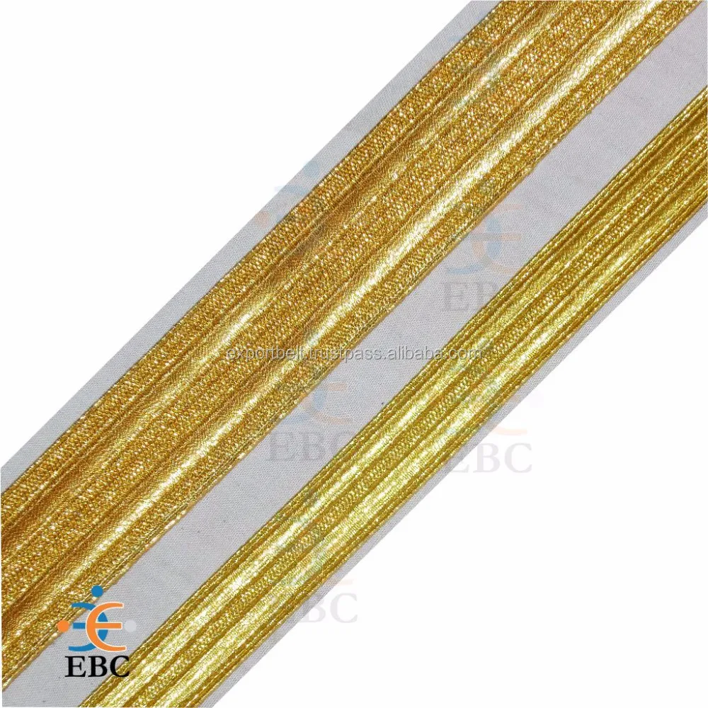 Oem French Gold Braid Pilot Galon Stripes Lace Cuffs Sleeves Wholesale ...