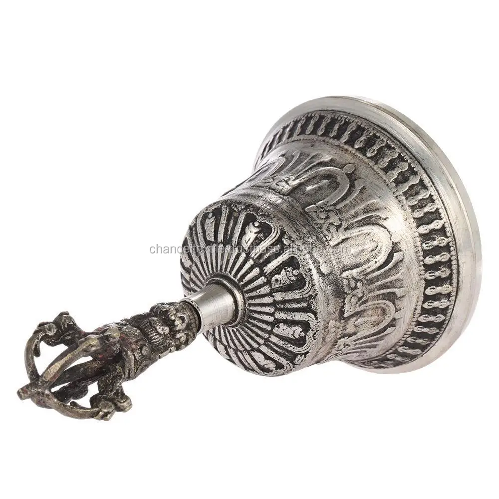 Tibetan Buddhist Meditation Bell & Dorje Set - Chandel Textile