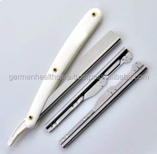Single Blade Plastic Handle Barber Razor Male Shaving Use Half Blade ...