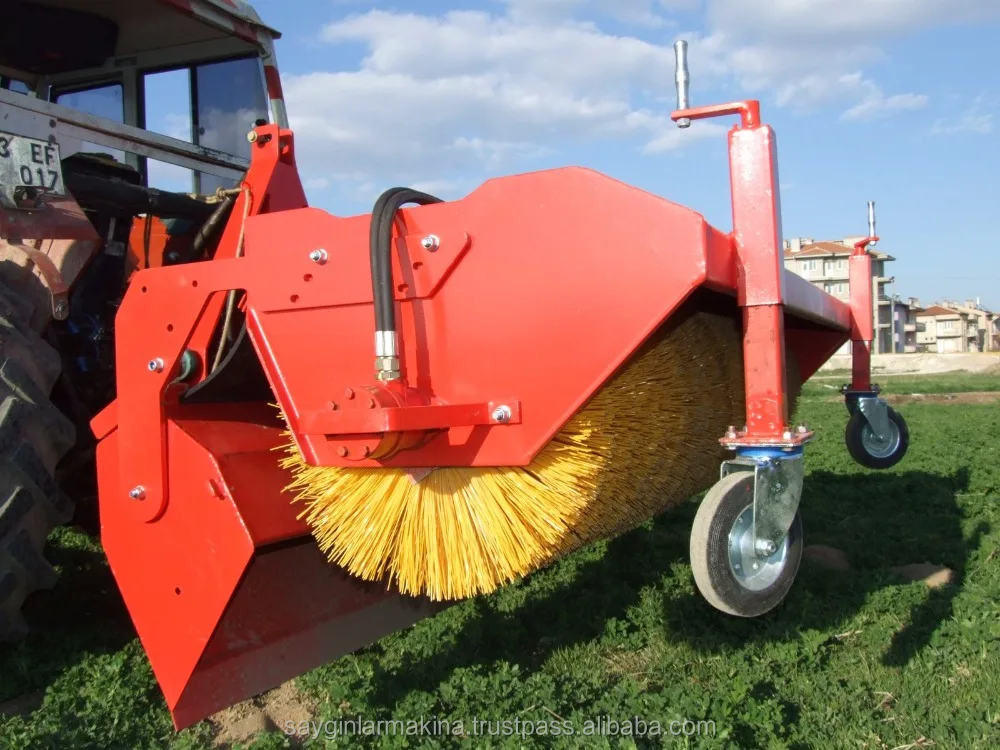 Tractor Mounted Road Sweeper with Bucket from Turkey