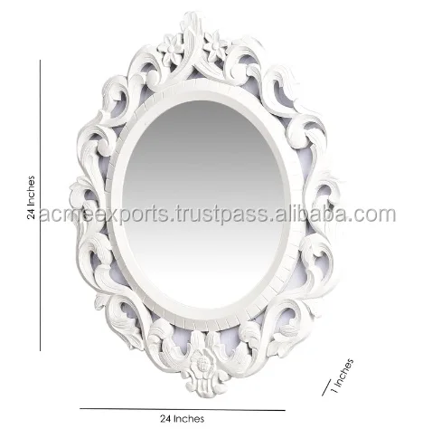 Luxury Quality Hand Carved Large Wooden Mirrors Wooden Mirror Frame For ...