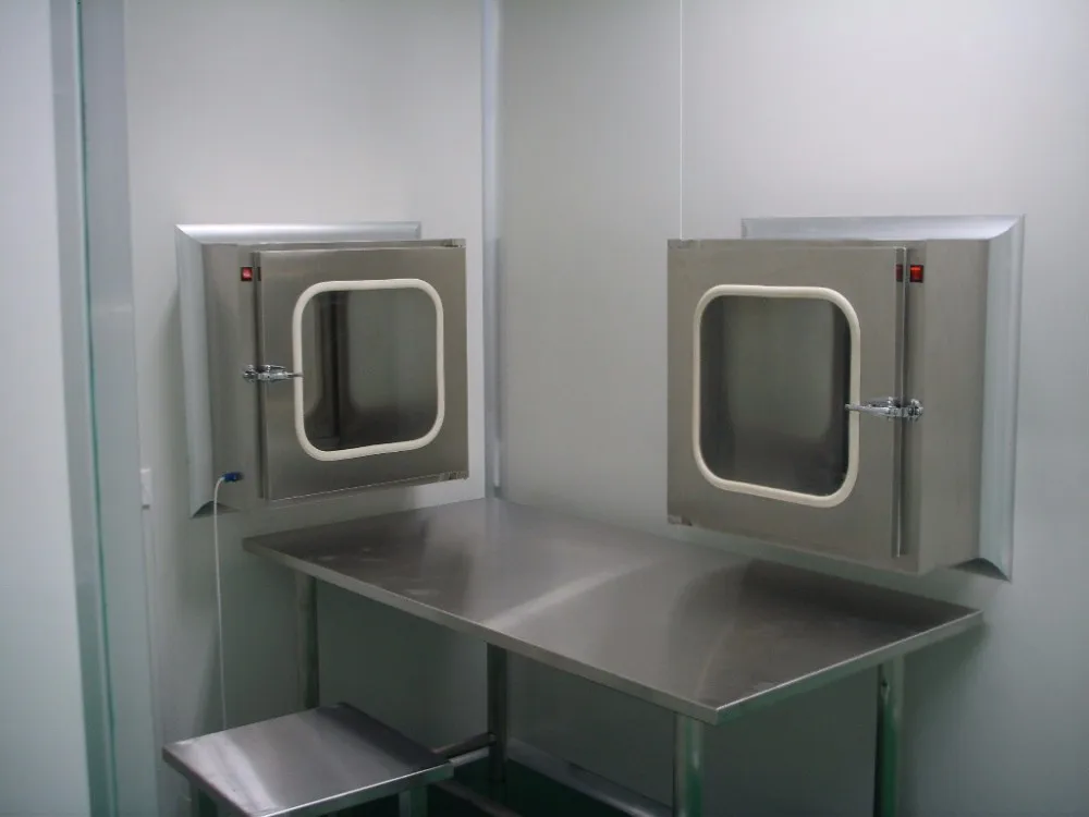 Stainless Steel Clean Room Transfer Hatch - 1 Year Warranty