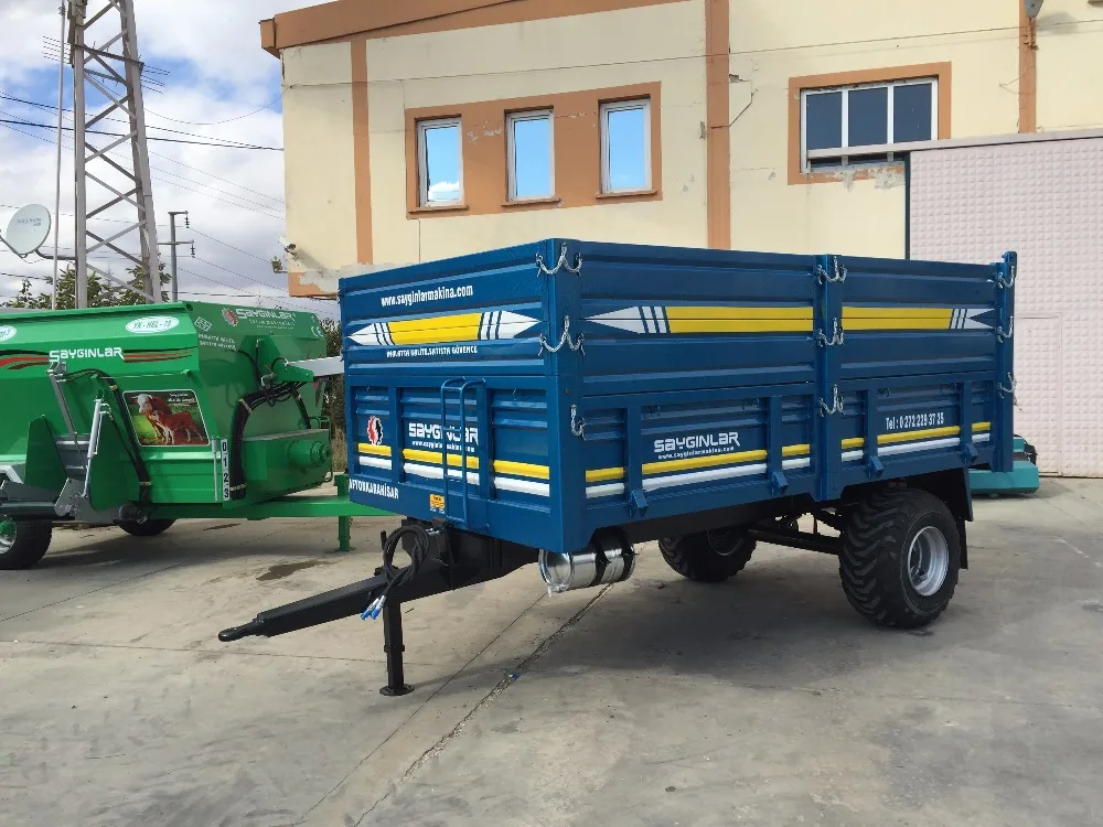 High Quality 4 Tons Farm Trailer from Turkey for Farms