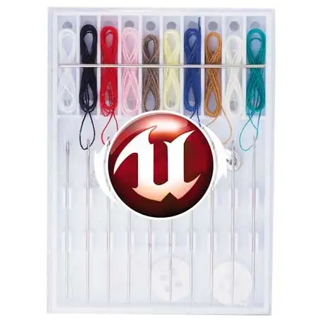 Pocket Pre-threaded Sewing Kit - Has 10 Pre-threaded Needles With ...