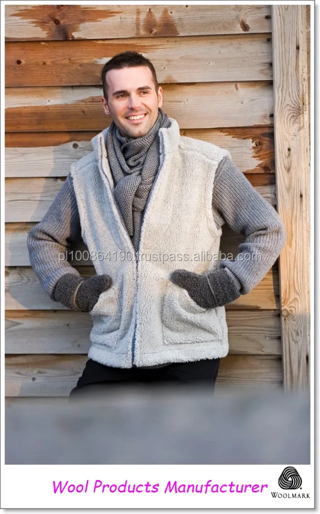 Sale > sheep wool vest > in stock