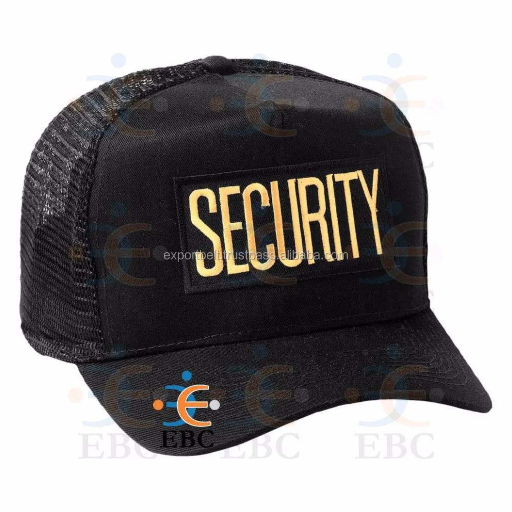 Oem Security Guard Cap Customized Polo Round Hat For Security Guards ...