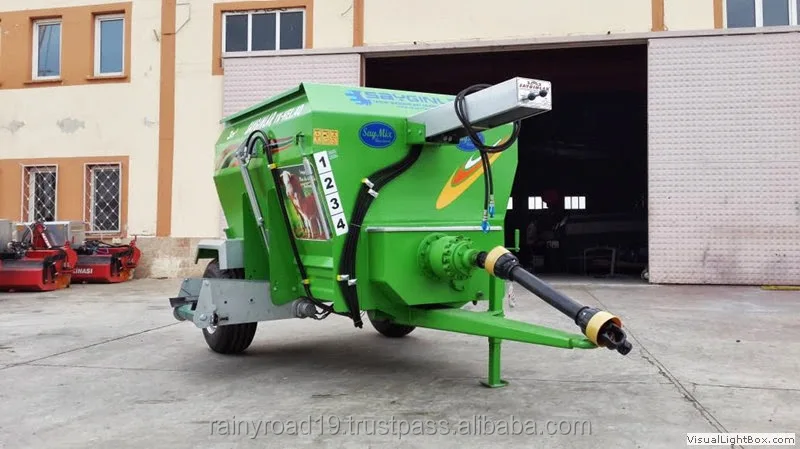 High Quality Tractor Pto Powered Animal Feed Processing Machine From ...