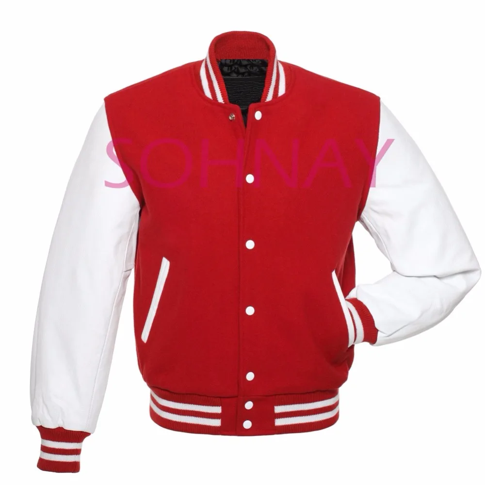 Varsity Jacket University Custom Wool Woven Winter Bomber Baseball ...