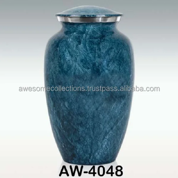 Metallic Cremation Urn Beautifully Textured Designer Funeral Supplies ...