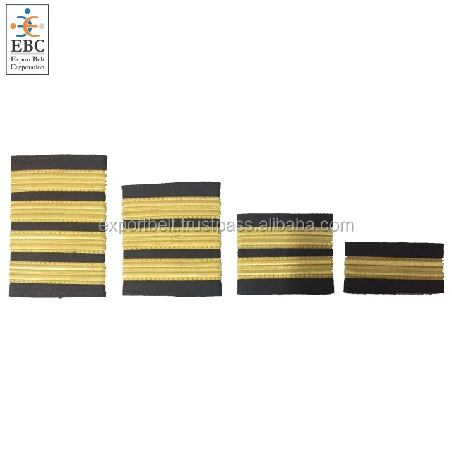 OEM Epaulets and Rank Stripes for Pilot Uniforms