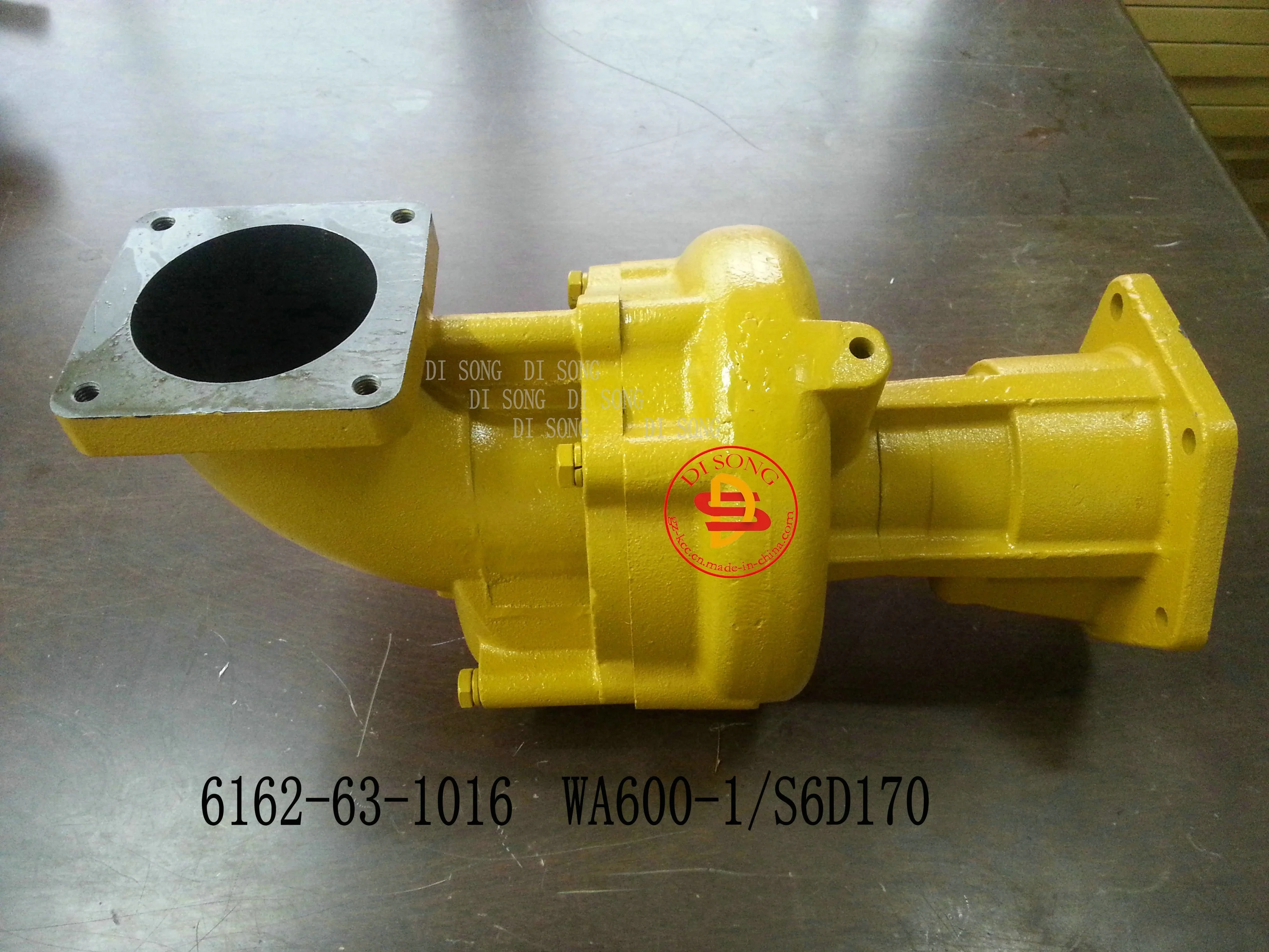 엔진 SAA6D125E-5 굴삭기 PC400-8 PC450-8 휠로더 WA470-6 기계 엔진 워터 펌프 6251-61-1101 ...