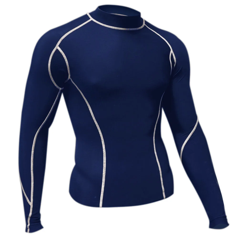 2024 Oem Custom Long Sleeve Mens Compression T-shirt Breathable ...