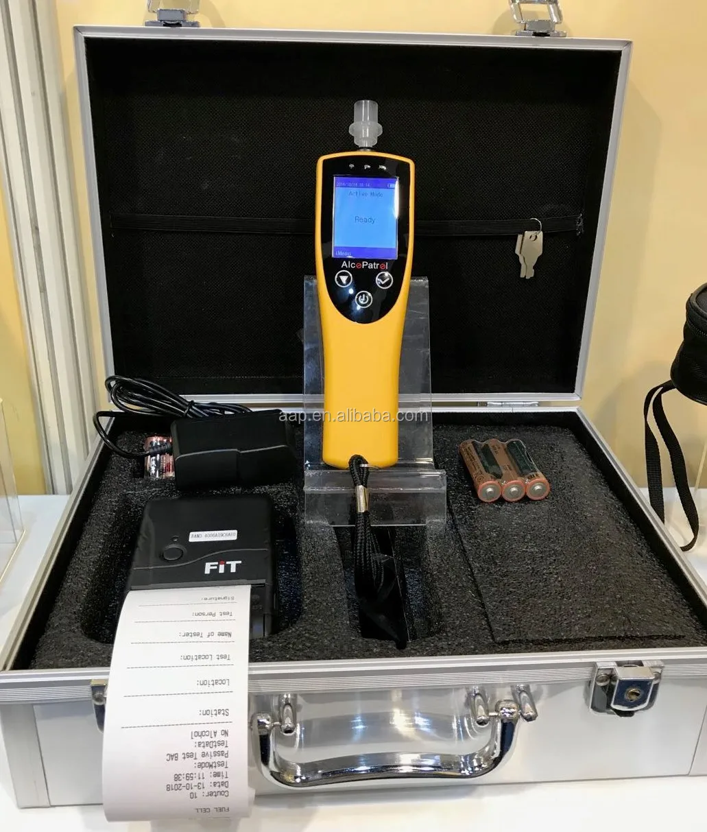 Yellow Breathalyzer - Professional Breath Alcohol Sensor