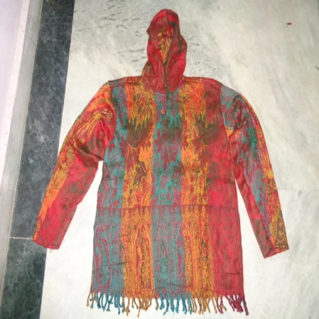 Acrylic Wool Jackets with Button Winter Jackets with Hoodies From India ...