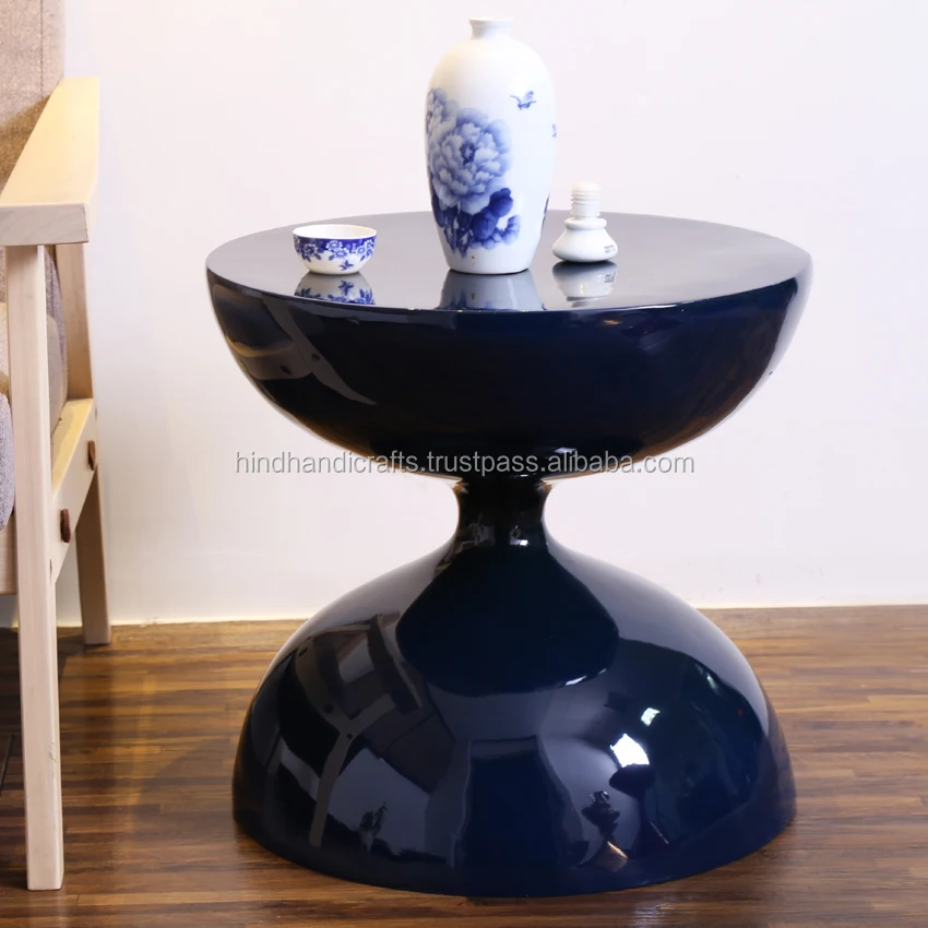 Wood Mdf Double Layer Round Side Table Furniture For Home Hotel ...