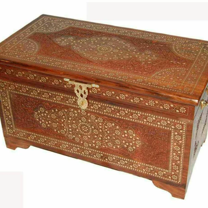 Wooden Captain Box,Wooden Storage Box,Captain Box Round Top - Buy Hand ...