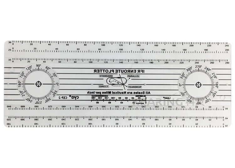 Flying School Student Pilots Measuring Ruler Resin Plastic Navigation ...