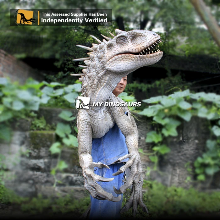 Mydino Customized Dinosaur Arm Control Puppets for Indoor Party