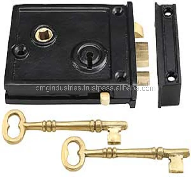 OMG Industries 5 Lever Cast Iron Mortise Lock - Durable Security