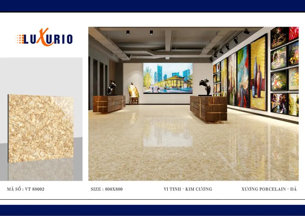 CMC Glossy Granite Floor Tile 800x80 Cm - Durable & Stylish