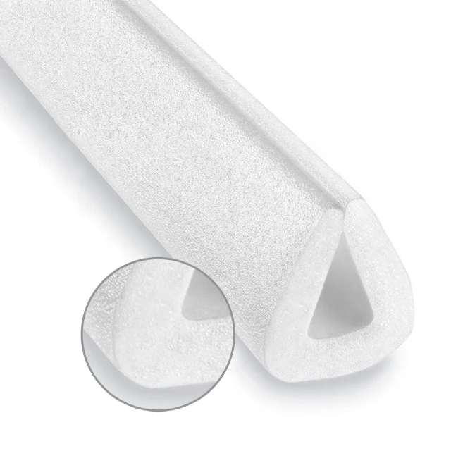 Custom size waterproof Flexible polyethylene White epe U-Channel Foam ...