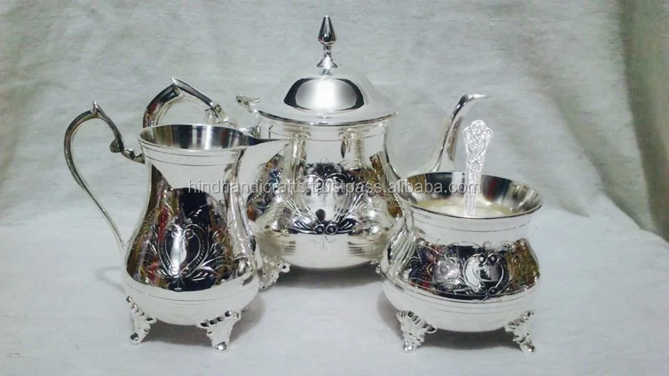 Dallah Stainless Steel Dallah Jug - Table Top Brass