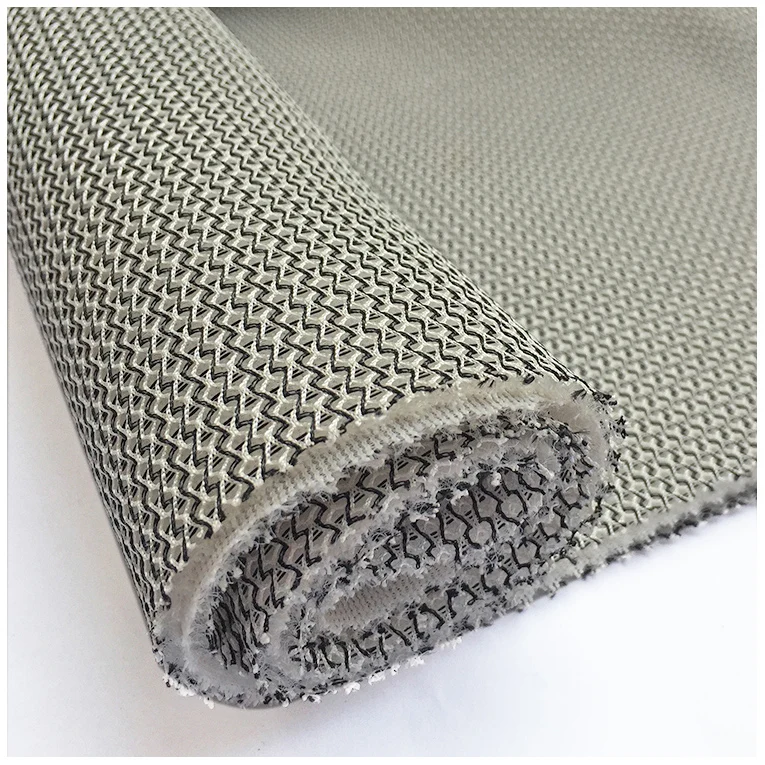100% Polyester Bicolor 3mm Thick Padded Sandwich Mesh Fabric - Buy 100 ...