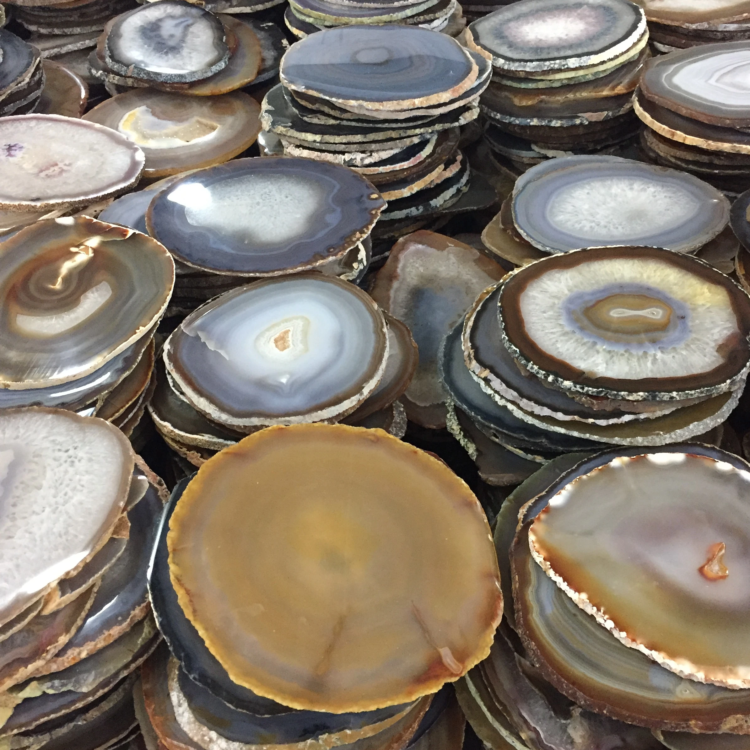 Wholesale Stunning Agate Slices Eco Rocks Brazil Home And Decor Crystal ...