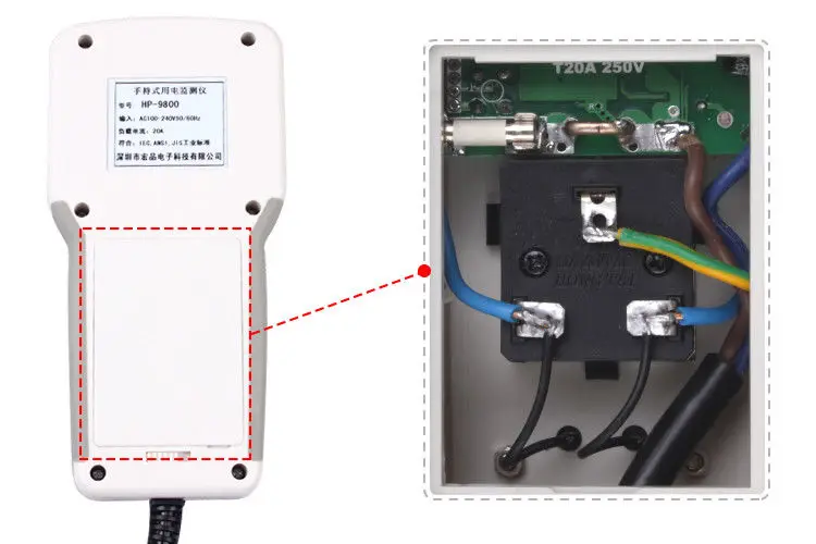 HOPI Industrial Handheld Tester 4500W Accuracy Power Tester
