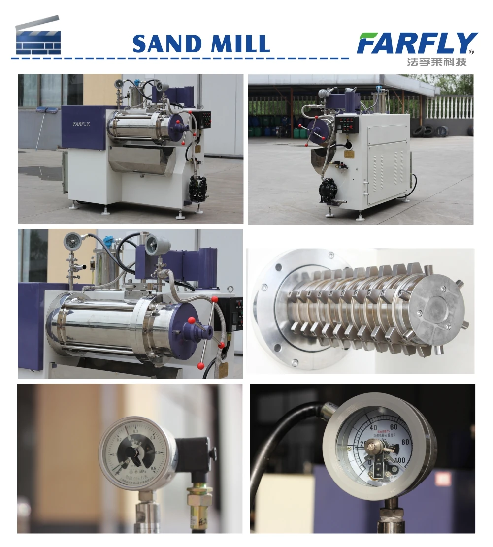 China Farfly Ftbs 25 Liter High Viscosity Horizontal Sand Mill - Buy ...