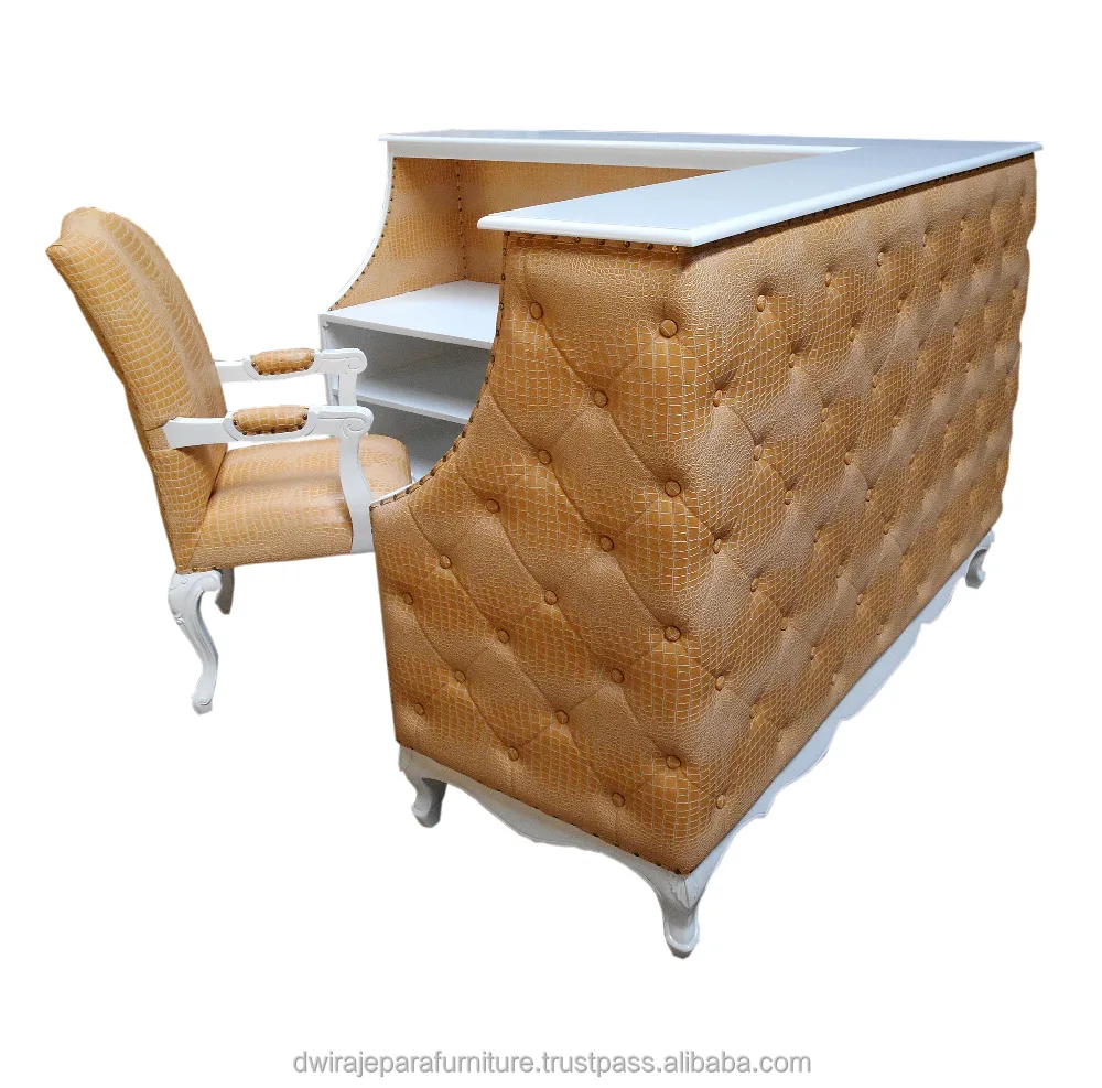 Office Furniture Wooden Reception Desk French Style - Buy Furniture ...