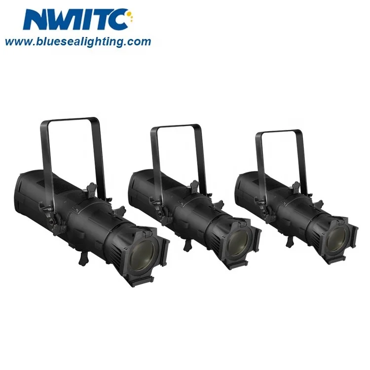 S-33 BLUE SEA NWIITC Iris leko ellipsoidal 200W white LED Profile spot ...